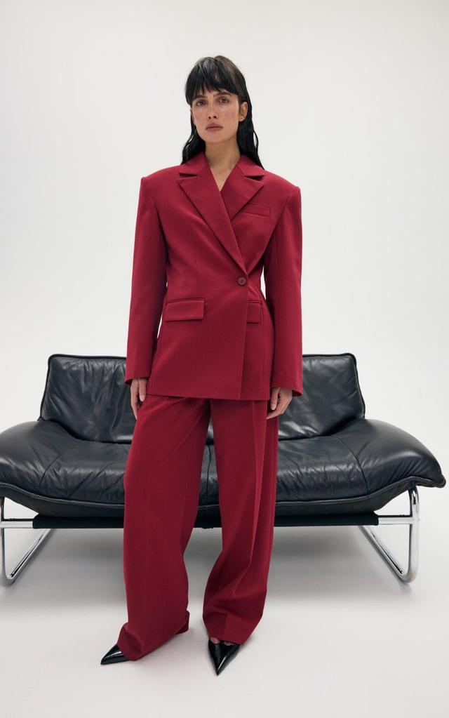 Bodysuit Clasp Blazer MELL - Red | COOSH