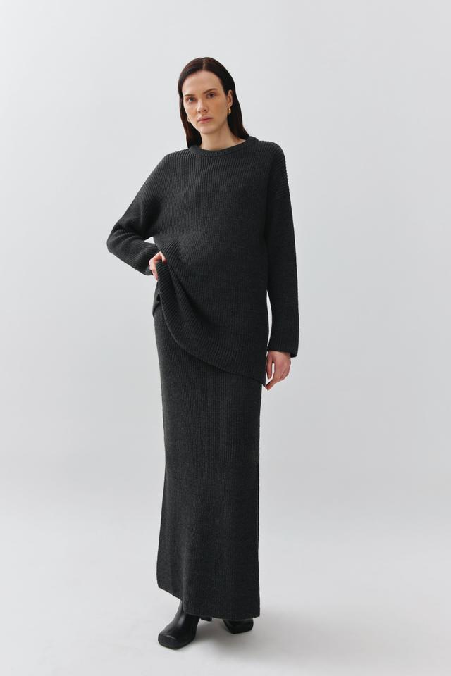 LILAH Knitted Braided Suit - Grey | COOSH