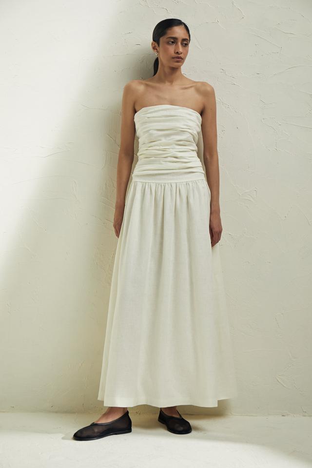 Loose Bustier Dress - Milky | COOSH