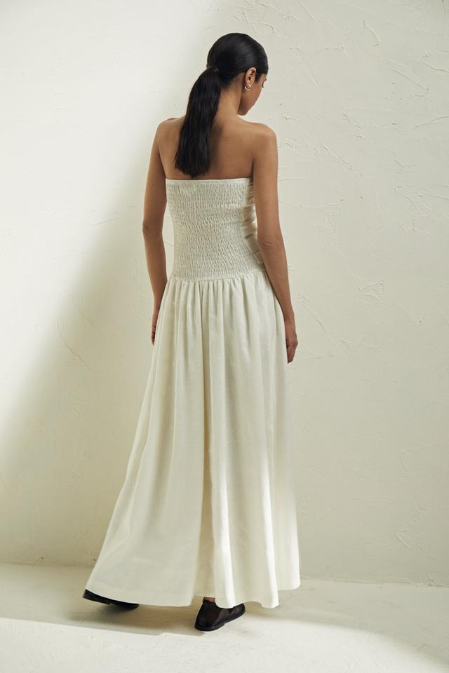 Loose Bustier Dress - Milky | COOSH