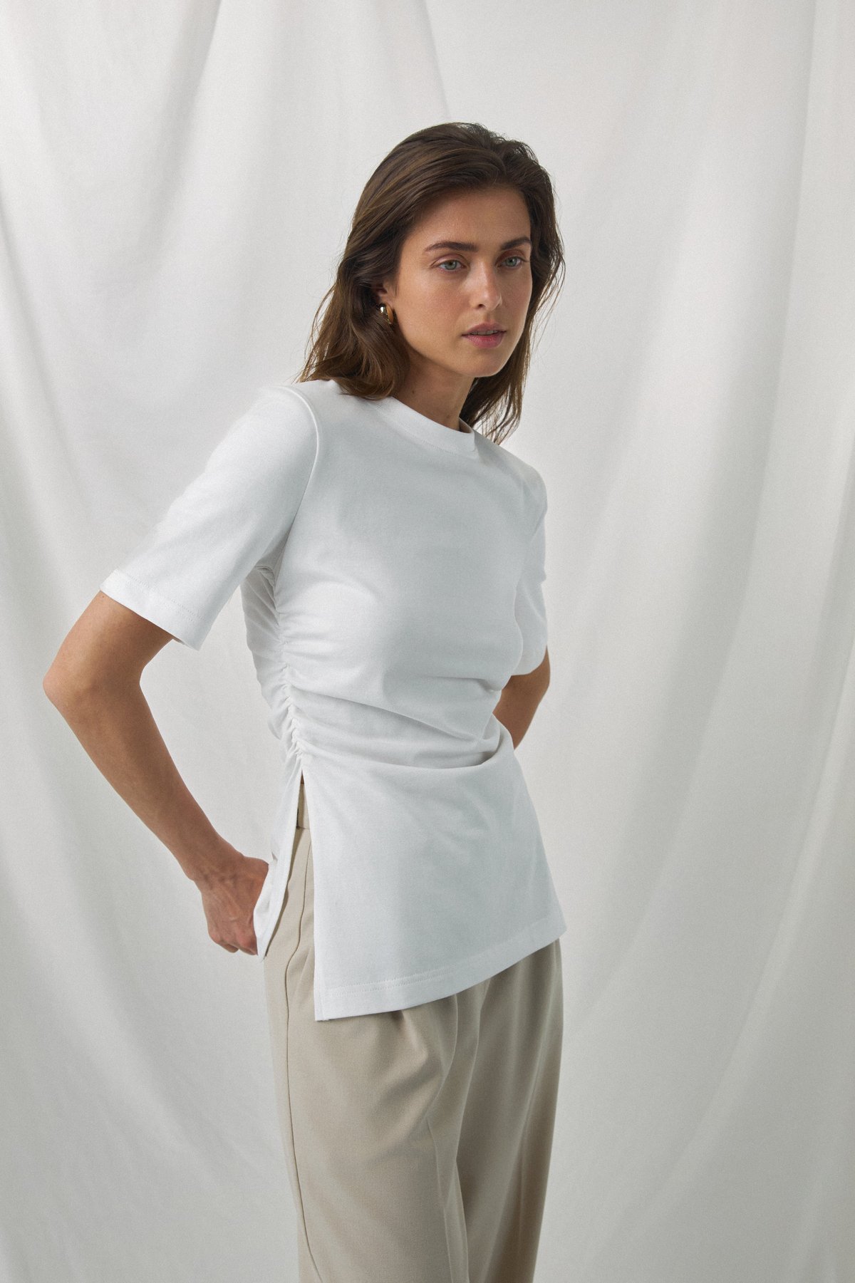 T-shirt "WHITE BASIC T-SHIRT" - White | COOSH