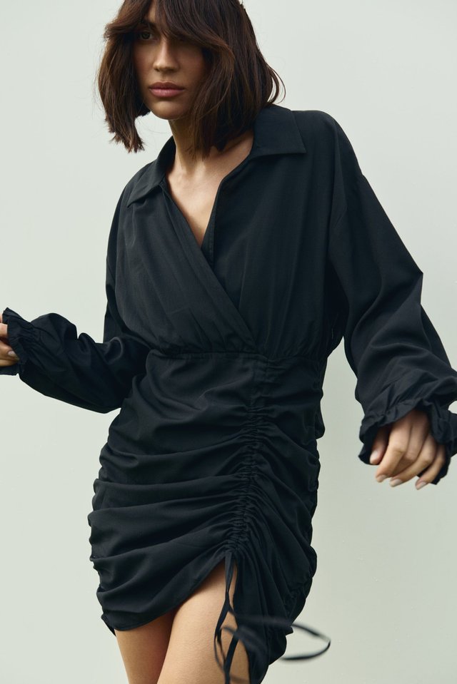 Loose Bustier Dress - Black | COOSH