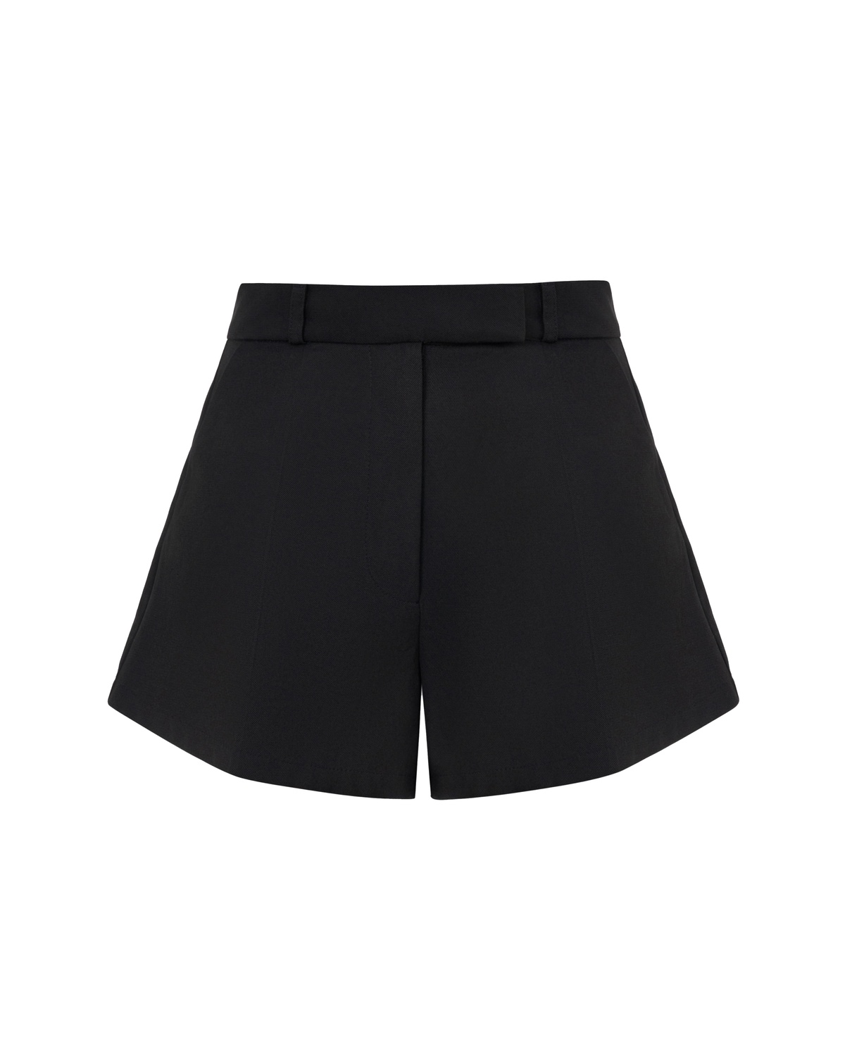 High Waisted Mini Shorts Black Coosh