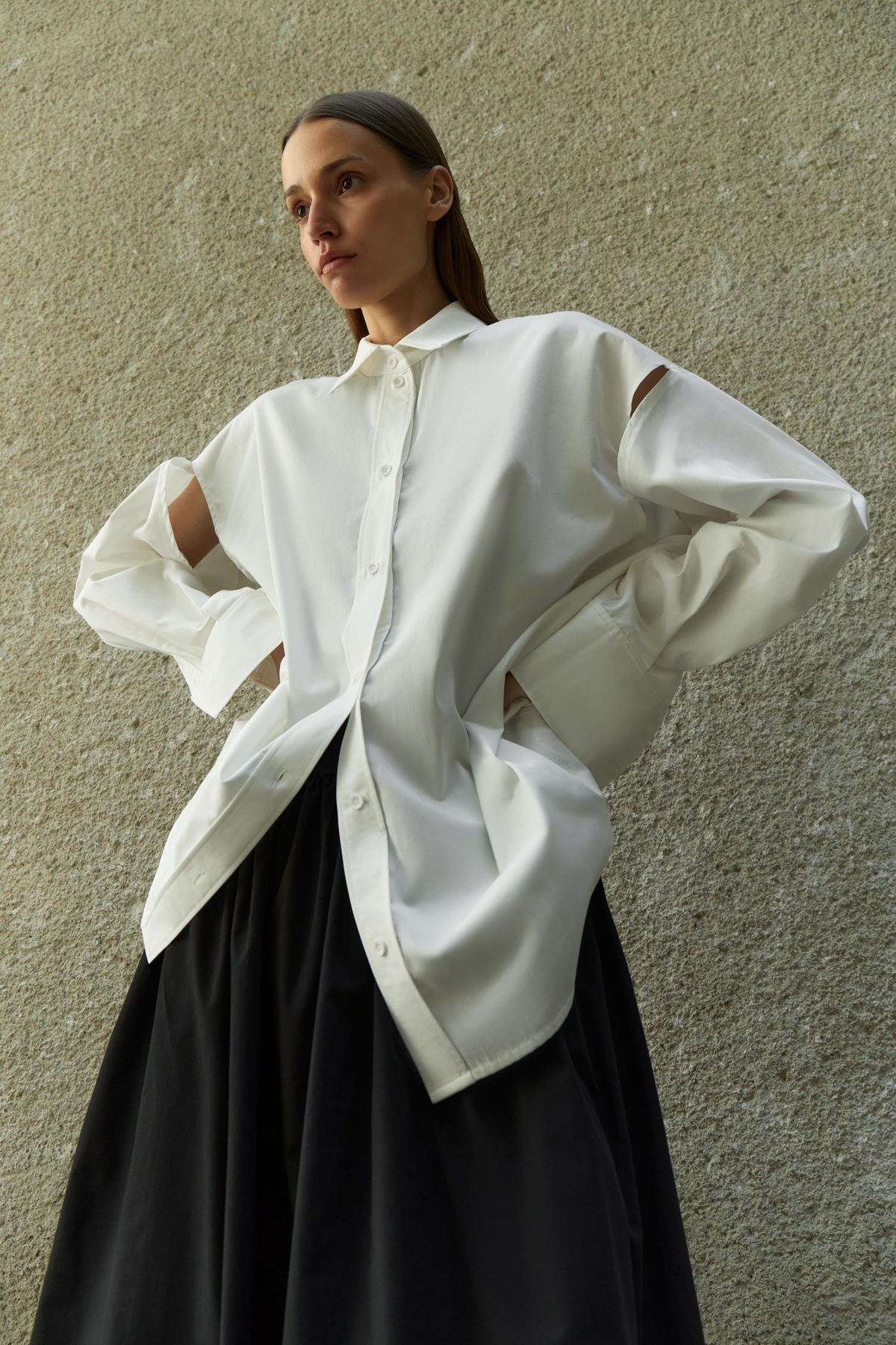 Cape Shirt - White | COOSH