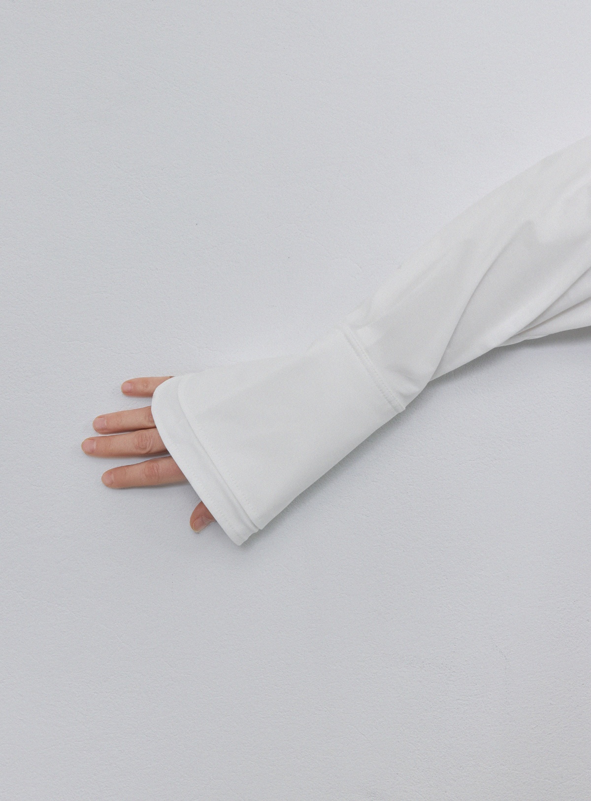 Сорочка з подвійними манжетами - Молочний | COOSH